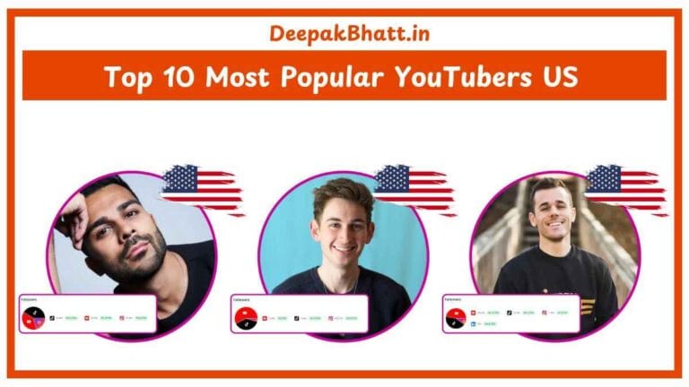 Top 10 Most Popular YouTubers US in 2026